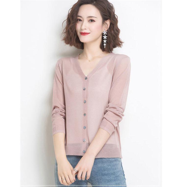 一部！カーディガン UVカット Vネック 薄手 レディース 紫外線対策 日焼け予防 接触冷感 羽織り 無地 OL通勤 長袖 夏 透け感 前開き : 3548アシスト - 通販 - Yahoo ...