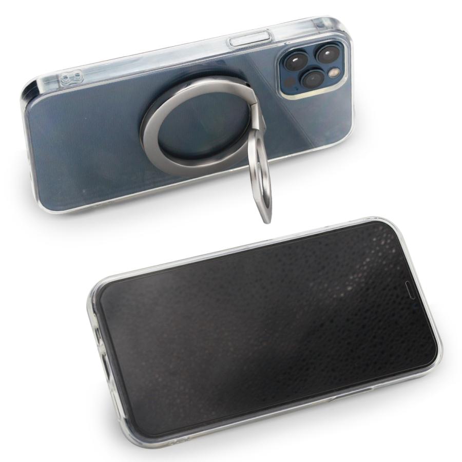 magsafe対応 マグネットスマホリング「MAGHO RING」 スマホスタンド 縦置き・横向き グリップしやすい Vlog撮影 : 39 ...