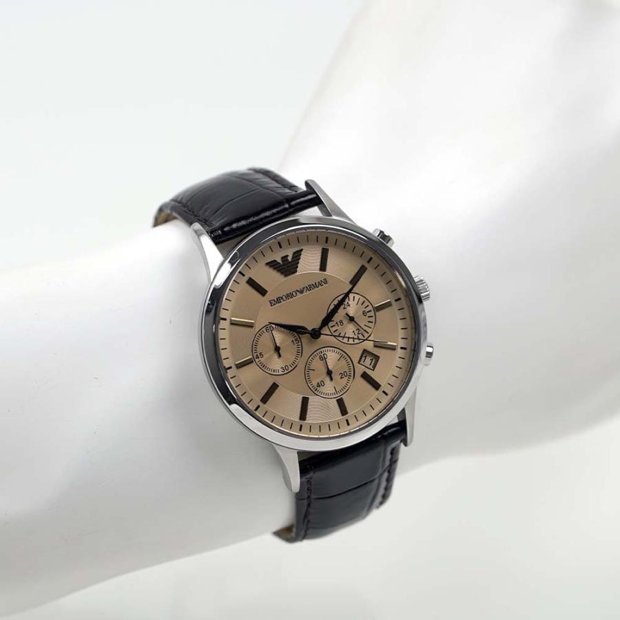 EMPORIO ARMANI エンポリオ アルマーニ 腕時計 メンズ クロノグラフ レナート Renato AR2433 : アクセサリー ...