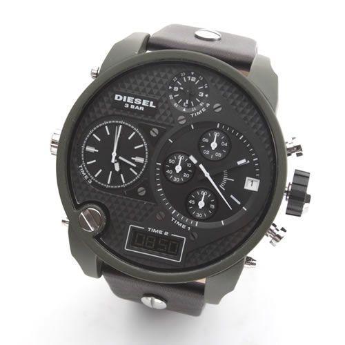 ディーゼル 腕時計 メンズ DIESEL アナデジ オールブラック・カラーのデカ系、4タイムウ・メンズ・ブレス DZ7250 ...