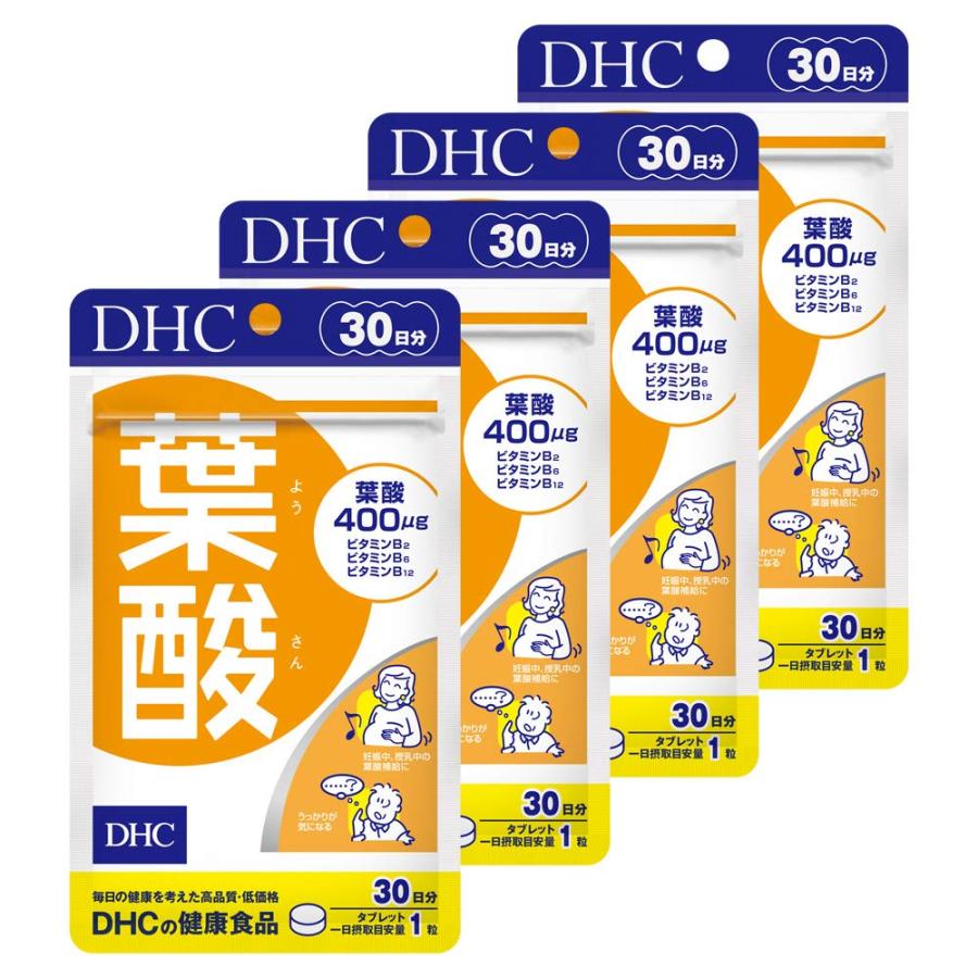 DHC 【120日分セット】葉酸 30日分 (30粒)×4個セット :nk4-0002925:39SHOP - 通販 - Yahoo!ショッピング