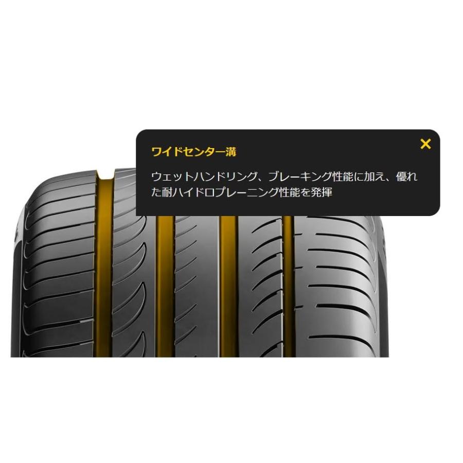 PIRELLI(ピレリ) サマー 205/60R16 POWERGY パワジー 92V タイヤのみ・ホイールなし 4本セット 4005800 ...
