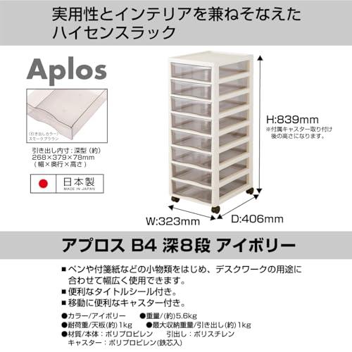 JEJ Aplos(アプロス) レターケースB4(深型8段) アイボリー AP-B4-8IV : 39way-2nd - 通販 - Yahoo!ショッピング