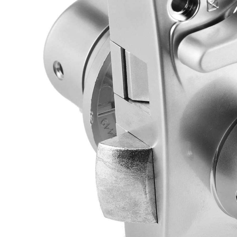 KIMISSレバードアロック、ABS亜鉛合金トイレドアレバーロックセットバスルームハンドルノブポリッシュクロームキャンピングカーRVヨット用 : p211196836fa25 : 三月ストア ...