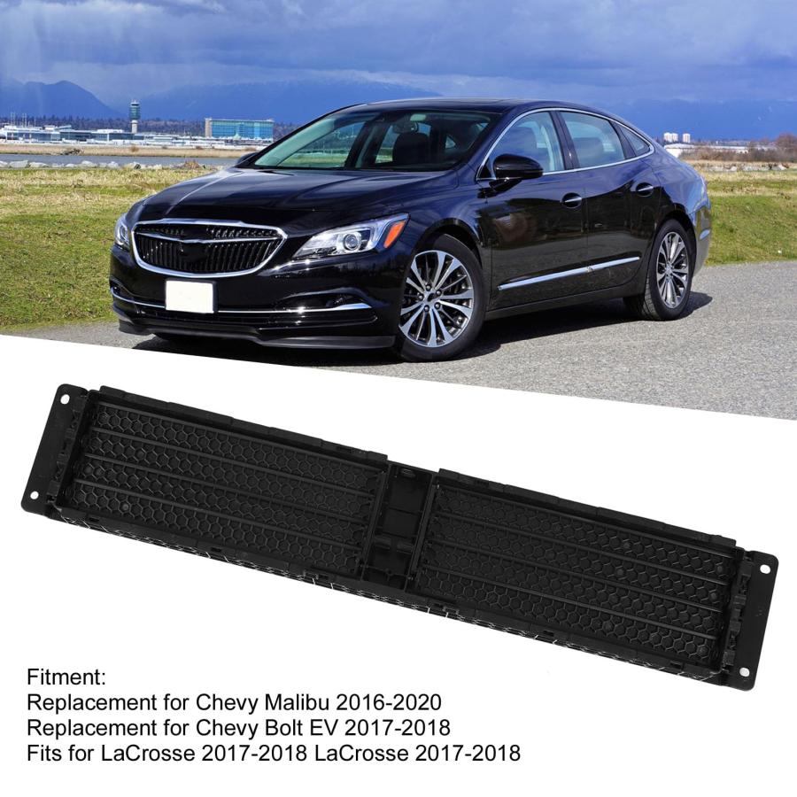 フロントバンパーグリルシャッター 23278689、KIMISS ABS ラジエーター アクティブ グリル シャッター アセンブリ エア ...