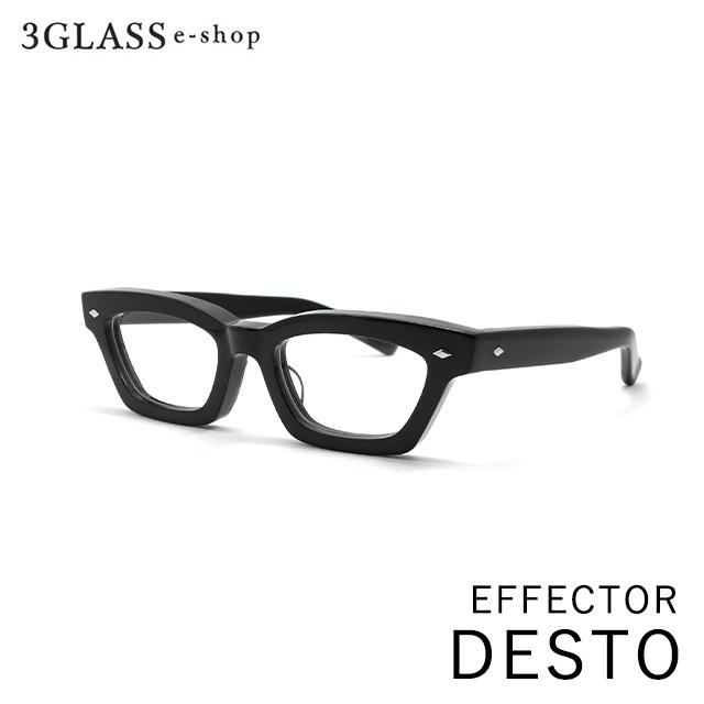 EFFECTOR エフェクター DESTO デスト ブラック ブラックマット メンズ メガネ 眼鏡 effector 店頭受取対応商品 : サングラスイーショップ - 通販 - Yahoo ...
