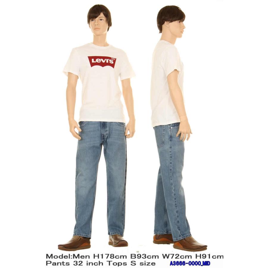 Levi's A3666-0002-0000 STRAIGHT JEANS リーバイス シルバータブ ストレート デニム ジーンズ MID ...