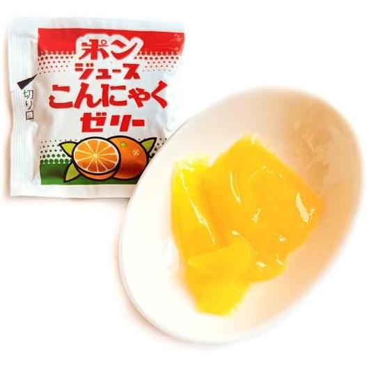 ポンジュース ポンジュースこんにゃくゼリー 144g×2袋 ゼリー みかん こんにゃくゼリー 蒟蒻ゼリー 小分け 個包装 ポイント利用 ポイント消化 お菓子 おやつ ばらまき ギフト : 3n ...