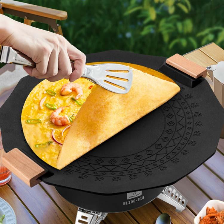 プレート 家庭用 焼肉 鉄板 35cm BBQ 多機能 コンロ 麦飯石 キャンプ キャンプ用品 フライパン式 ソロキャンプ パン ガスコンロ IH : 3Qヤフーショップ - 通販 ...