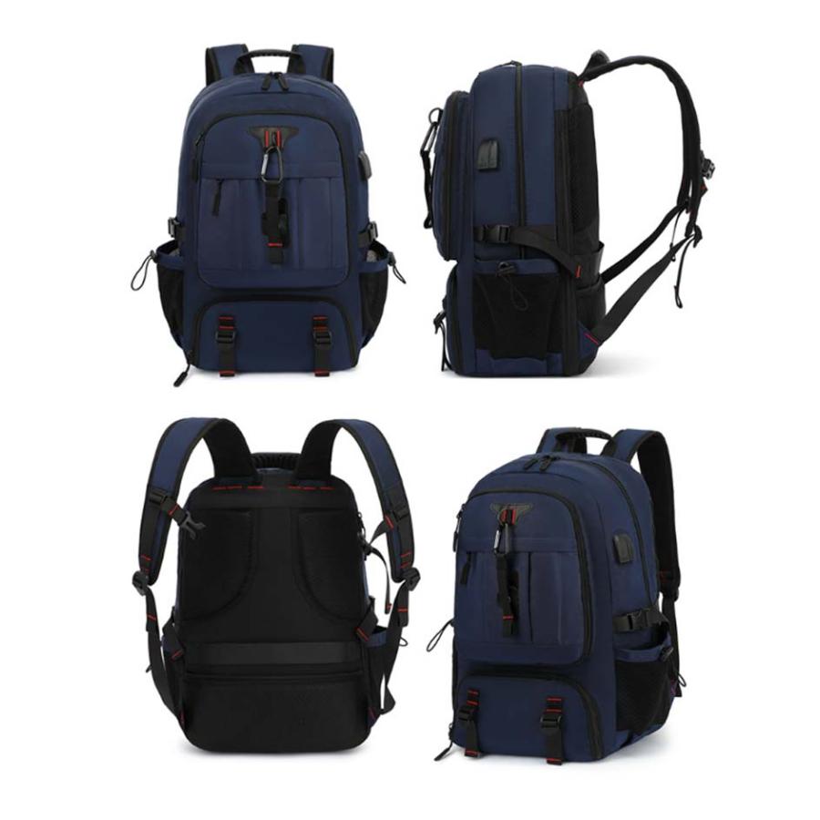 パソコン収納可能 リュック 撥水 拡張機能 大容量 バックパック リュックサック ビジネスリュック 60L 80L USB充電ポート付き 靴収納 キャ : 3Qヤフーショップ - 通販 ...