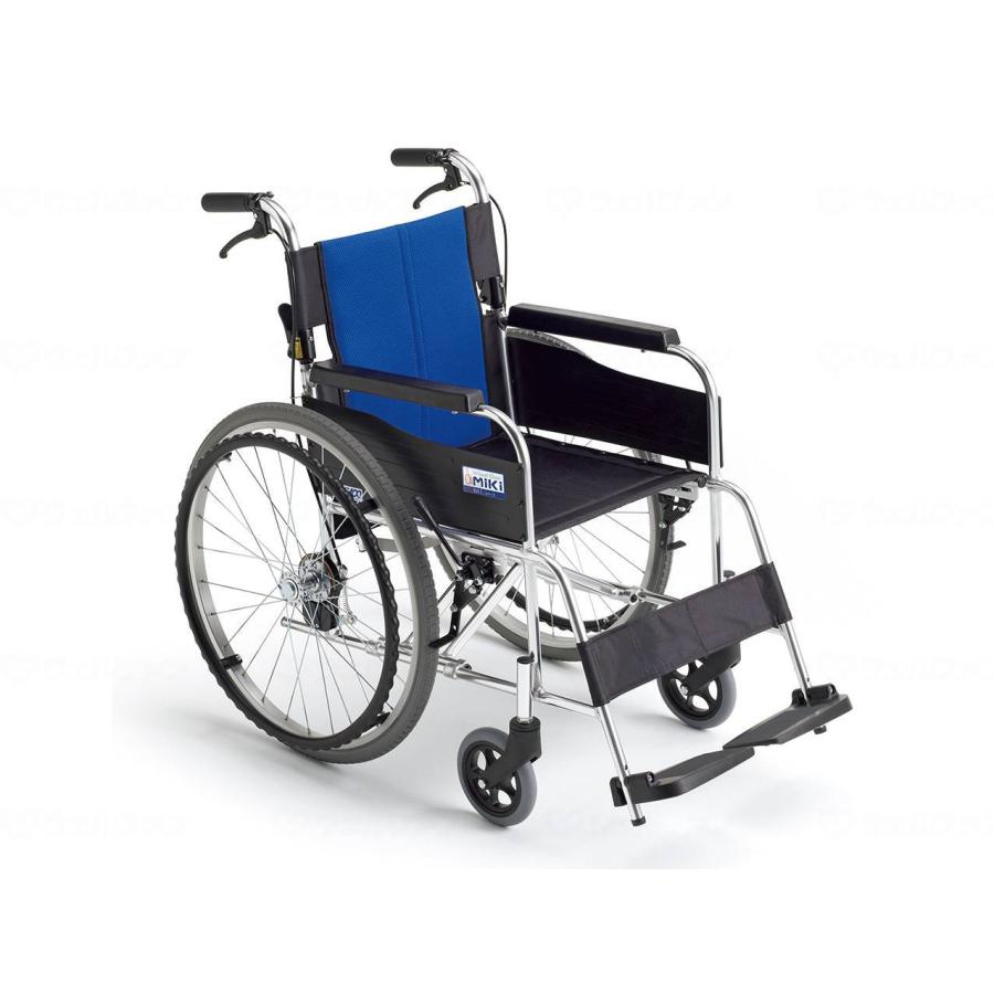ミキ BAL-1 標準型 自走型車いす ブルー 座幅40 介助 移動 介護 病院 施設 : ケアショップ3to4 - 通販 - Yahoo!ショッピング