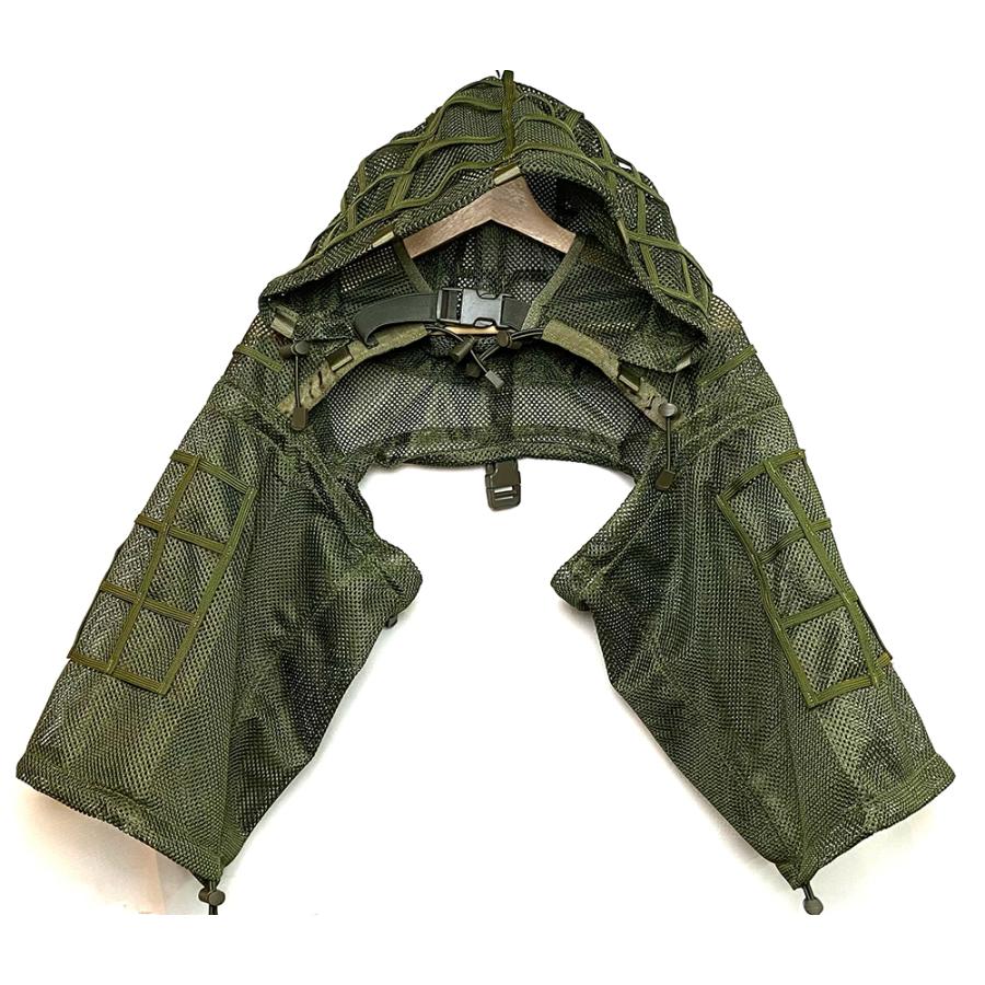 ROCOTACTICAL Military Sniper Ghillie Viper Hood Ver.2 Mesh Green : サバゲー ...