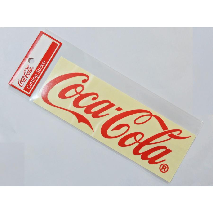 Coca Cola（コカコーラ） Coca-Cola★CC-CDM1R★コカ・コーラ カッティングステッカーレッド★Coca-Cola CUTTING STICKER M サイズ Coca ...