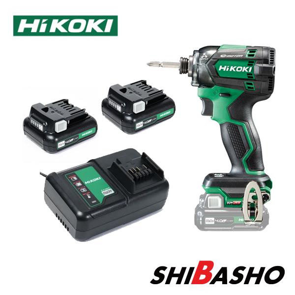 HiKOKI Hikoki ハイコーキ 10.8Vコードレスインパクトドライバ WH12DCA (2LS) 4.0Ah BSL1240M ×2個 充電器UC12SL ケース付 : 柴商 ...