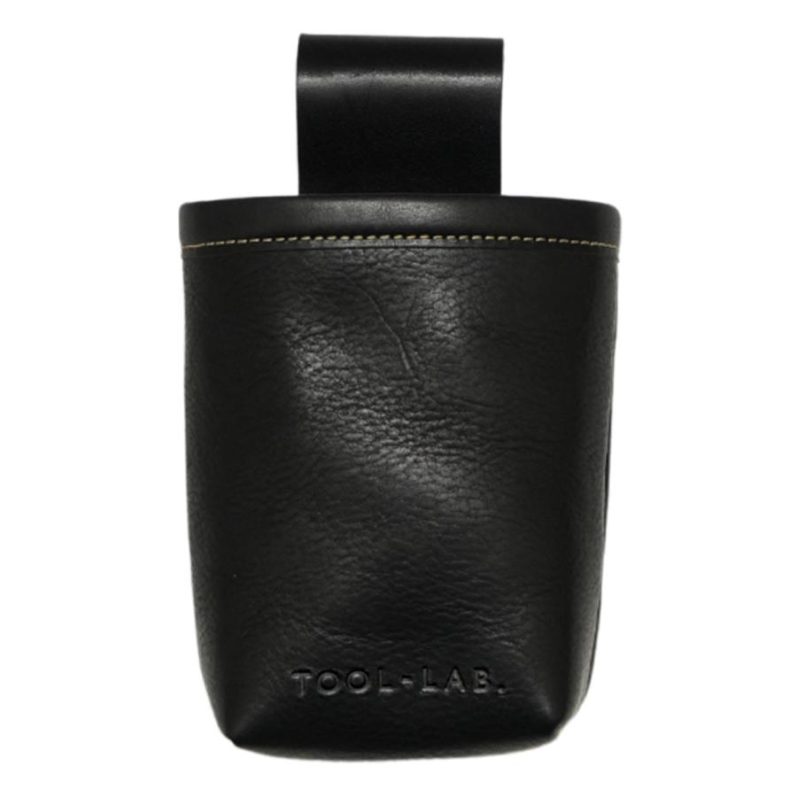セール中 TOOL-LAB. レザー ワーク ポケット "DOPE ドープ " 小物入れ 栃木レザー ヌメ革 BLACK CAMEL 日本製 ...