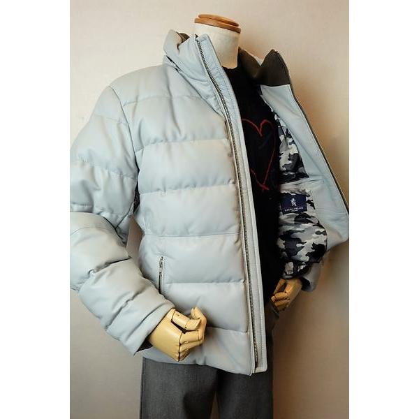 ラウラフェリーチェ Laura Felice レザーダウンジャケット グレー 秋冬パターンオーダー承り品 メンズウェア : 100-1018 : 4seasons Gallery - 通販 ...