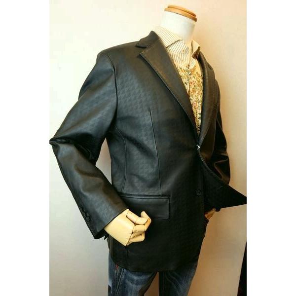 セール35％OFF アンジェロ ANGELO レザージャケット ブラック 秋冬新作 羊革 メンズウェア :154052-04-1 ...