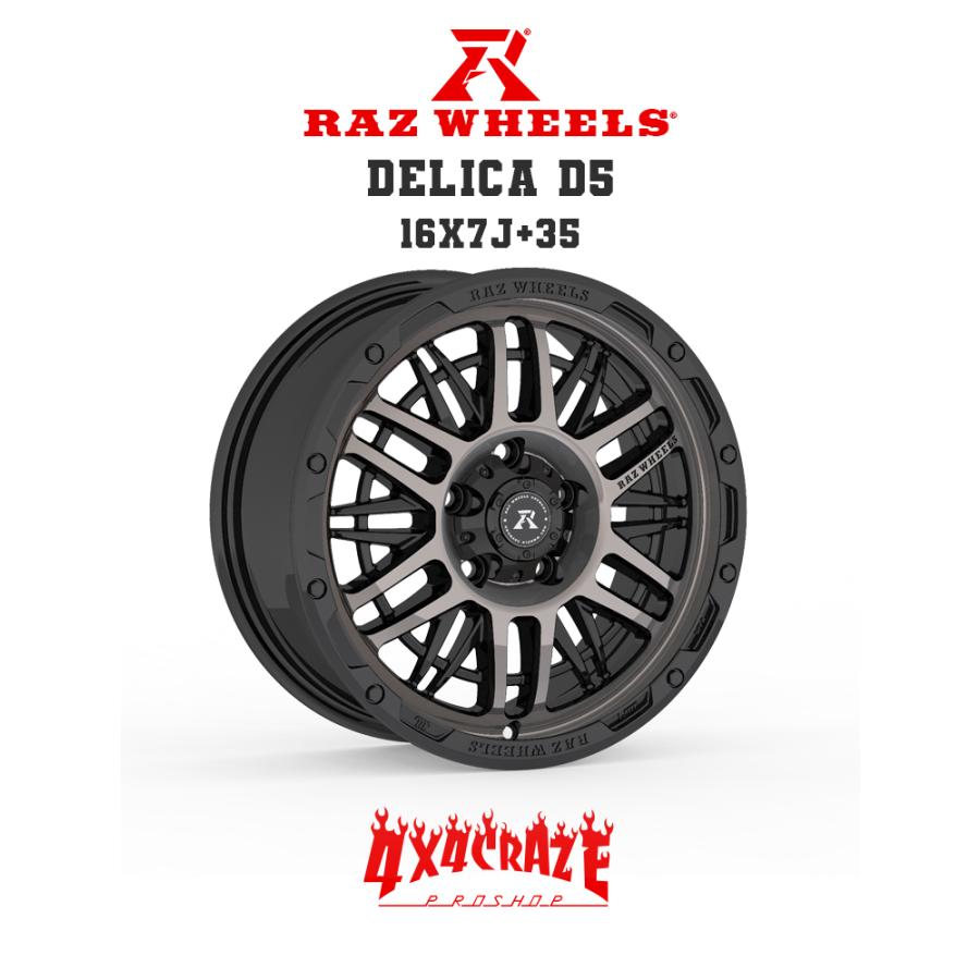 三菱 DELICA D5/RAV4 三菱デリカD5 トヨタRAV4 RAZ CV01 16x7J ＋35 : 4X4CRAZE - 通販 - Yahoo!ショッピング