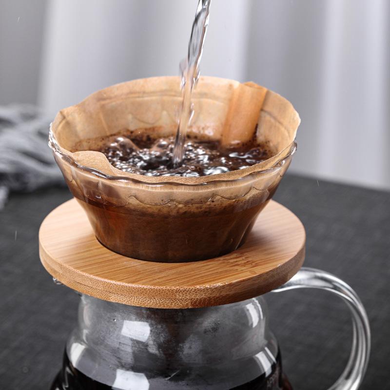 コーヒードリッパー 600ml/360ml 2〜4人分 ドリッパー ガラス コーヒーサーバーとサーバーセット ハンドドリップ おしゃれ 珈琲 ...