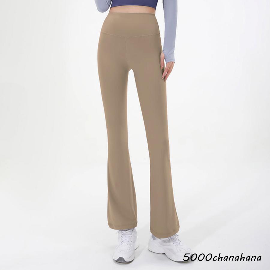 ヨガパンツ レディース フレア パンツ レギンス スパッツ ヨガウェア ボトムズ ロングパンツ トレーニングパンツ 美脚 速乾 黒 ...