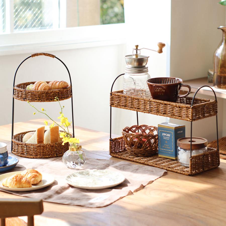 公式 卓上ラック バスケット キッチン 洗える ユティル アイアンラウンドラック クレエ IGF :1001429:ファイブハンドレッドワークス - 通販 - Yahoo!ショッピング