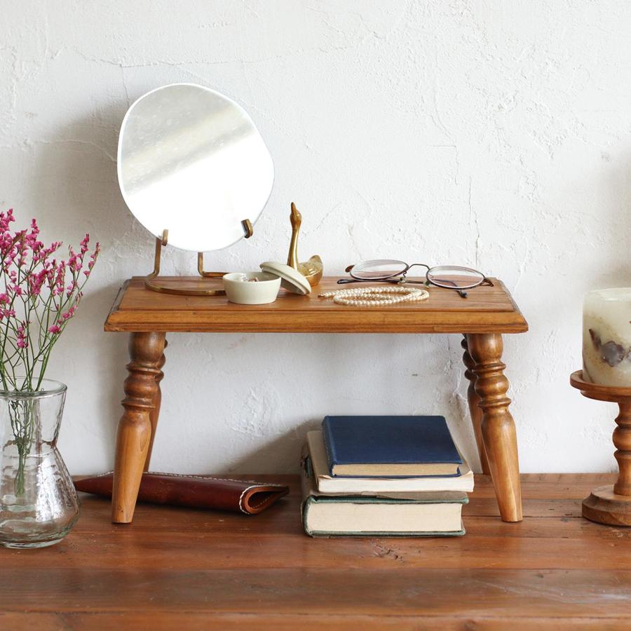 Creer（家具、インテリア） 公式 ディスプレイ 飾り台 アンティーク風 ナチュラル モダン ミニ ナインマーケ 木製 スモールテーブル クレエ IGF : ファイブハンドレッドワークス ...