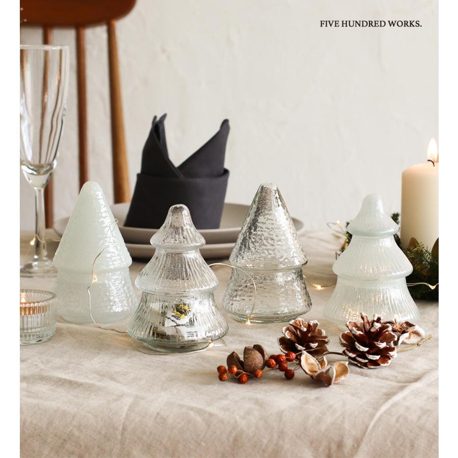 Creer（家具、インテリア） 公式 小物入れ クリスマス 飾り 卓上 シナリーベース シナリー ガラスツリーキャニスター クレエ IGF : ファイブハンドレッドワークス - 通販 ...