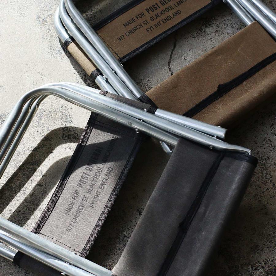 公式 折りたたみ チェア POST GENERAL / ポストジェネラル ワックスドキャンバス フォールディングミニスツール クレエ IGF / 新入荷 / :1001670:ファイブ ...