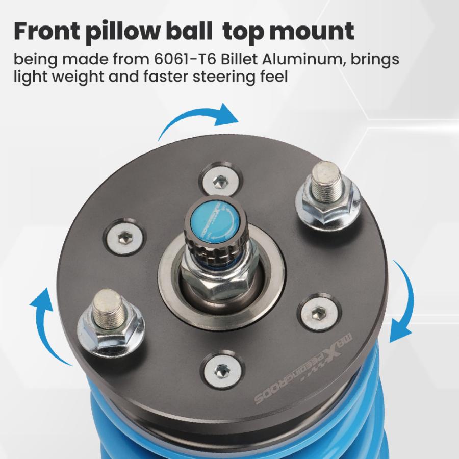 車高調 サスペンション シビック EK4 EK9 ホンダ 全長調整式 フルタップ 24段減衰 Maxpeedingrods ブルー HG :NI38341:ジャパンネット部品 2号店 - 通販 ...