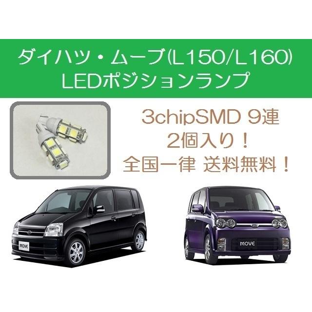 ポジションランプ ムーヴ L150S L160S T10 9連 LED ムーブ ダイハツ : ni41798 : ジャパンネット部品 2号店 - 通販 - Yahoo!ショッピング