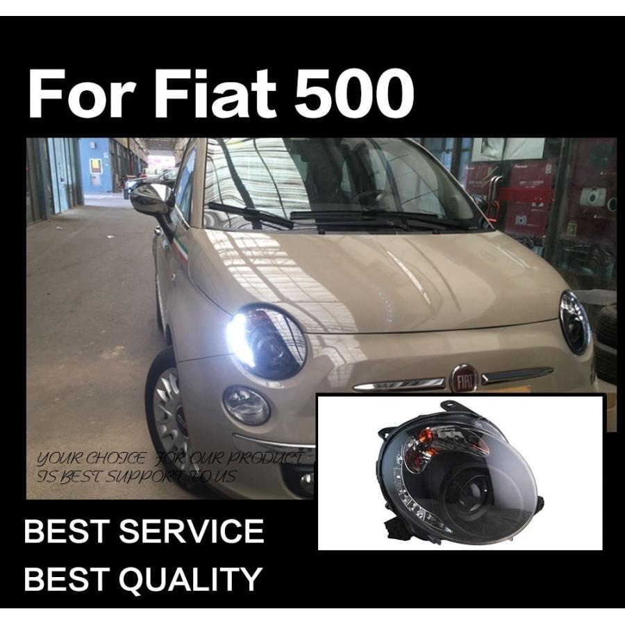 FIAT ヘッドライト フィアット 500 LED クリア AKD : ジャパンネット部品 2号店 - 通販 - Yahoo!ショッピング