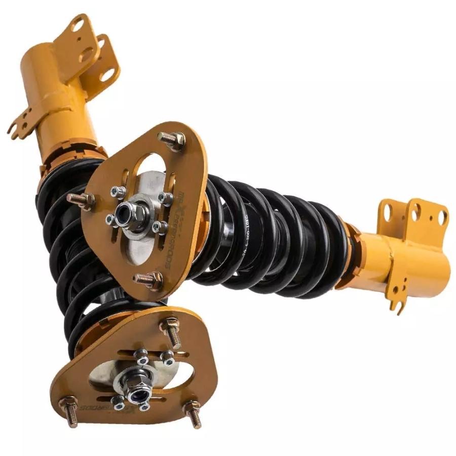 トヨタ 車高調 カローラ アクシオ E140 E160 サスペンション 140系 160系 全長調整式 Maxpeedingrods イエロー : ジャパンネット部品 2号店 - 通販 ...