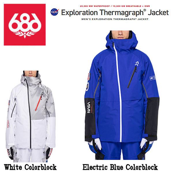 特典あり シックスエイトシックス 686 Exploration Thermagraph Jacket メンズ NASA コラボ サーモグラフ ...