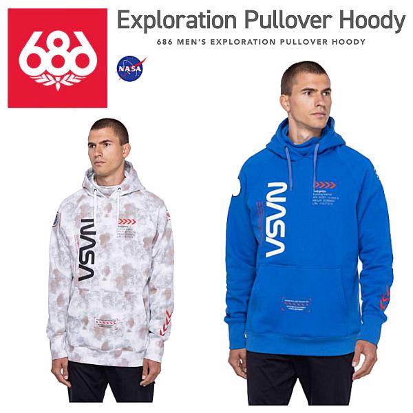 686 Exploration Pullover Hoody Nasa メンズ エクスプロージョン プルオーバー フーディー ナサ パーカー スノーボード S/M/L/XL : 54TIDE ...