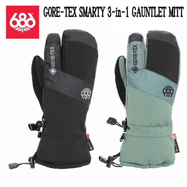 シックスエイトシックス 686 2024/2025 GORE-TEX LINEAR TRIGGER MITT ゴアテックス メンズ レディース スノーグローブ スキー スノーボード 手袋 正規 ...
