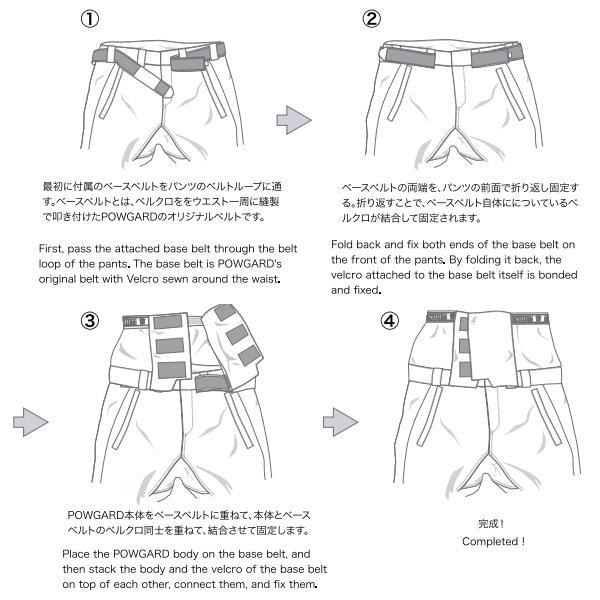 アンセム ANTHEM POWGARD パウガード パウダーガード スノーアクセサリー スノーパンツ 小物 スノーボード S/M M/L L/XL ブラック 正規品 : 54TIDE - 通販 ...