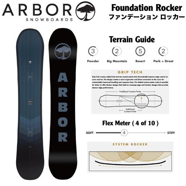 アーバー ARBOR Foundation Rocker メンズ ファンデーション ロッカー スノーボード 板 正規品 : 54TIDE ...