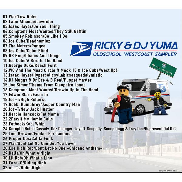 DJ YUMA Ricky ＆ Oldschool Westcoast Sampler HIP HOP R＆B ヒップホップ クラブ アルバム ...