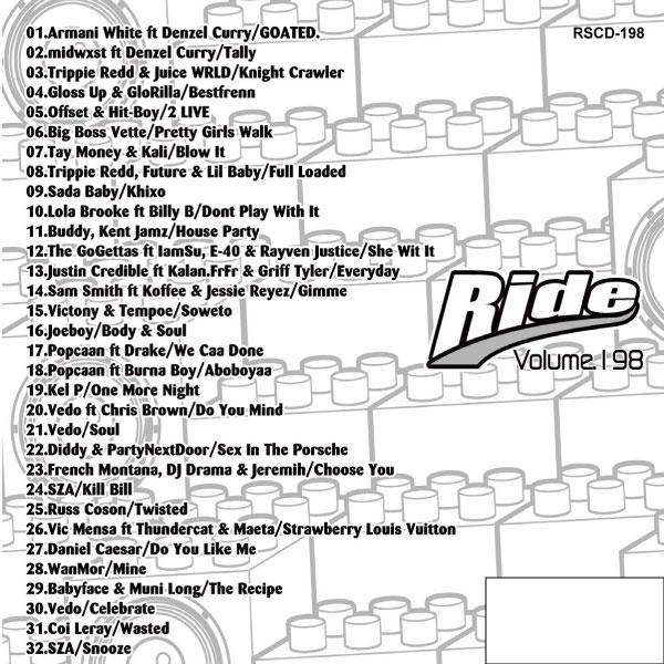 DJ YUMA RIDE Volume.198 HIP HOP R&B MIX CD ヒップホップ クラブ アルバム ヒット曲 音楽 ミュージック ドライブ フェス パーティー 正規品 ...