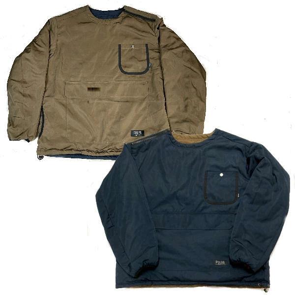 【POLER】ポーラー POLER REVERSIBLE NYLON PUFF CREW リバーシブル アノラックジャケット ポーラー POLER REVERSIBLE NYLON PUFF CREW リバーシブル アノラック