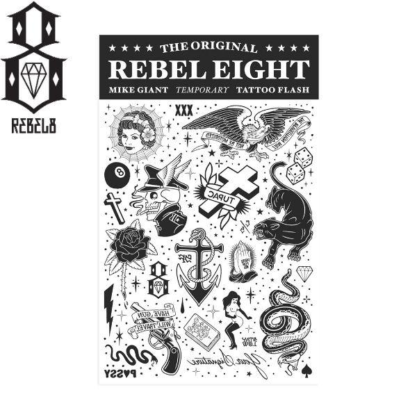 REBEL8 レベルエイト TEMPORARY TATTOO FLASH タトゥーシール : 54TIDE - 通販 - Yahoo!ショッピング