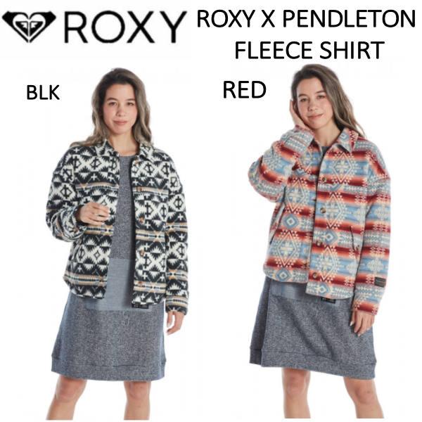 ロキシー ROXY X PENDLETON コラボ 2021-2022秋冬 FLEECE SHIRT フリース シャツ トップス レディース アウトドア キャンプ サーフ スノーボード S/M ...