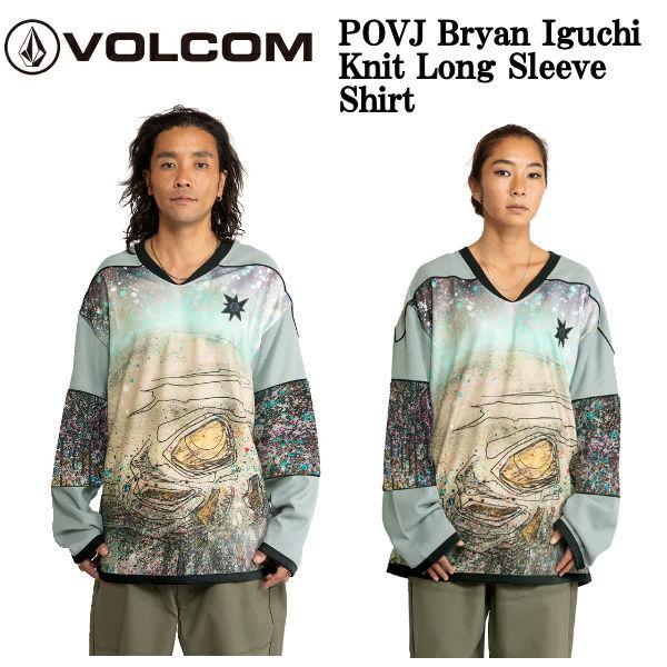 ボルコム VOLCOM POVJ Bryan Iguchi Knit Long Sleeve Shirt メンズ 長袖 ニットシャツ ロンT ...