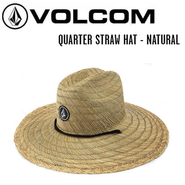 ボルコム VOLCOM QUARTER STRAW HATメンズ ストローハット 麦わら 帽子 スケートボード サーフィン S/M L/XL ...