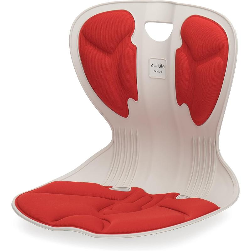 Curble Chair Comfy カーブルチェア コンフィ 【選べる4色：Black／Blue／Gray／Red】 姿勢サポートチェア ...