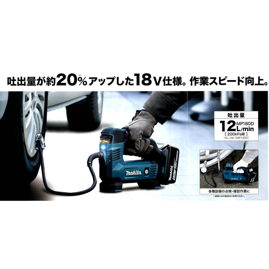 マキタ 充電式空気入れ マキタ 18V MP180DRG : ファイブスターツールズ - 通販 - Yahoo!ショッピング