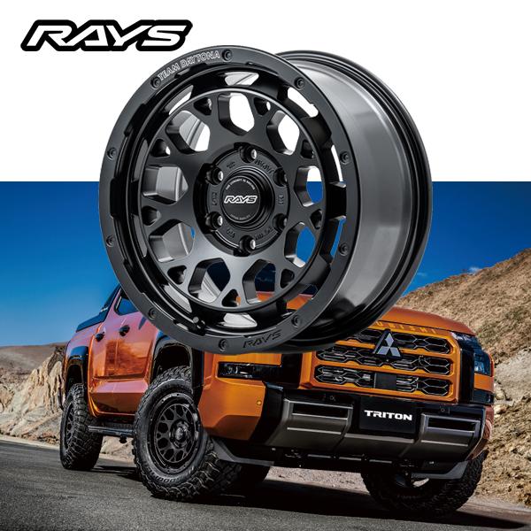 RAYS ミツビシ MITSUBISHI トライトン TRITON【送料無料・4本セット】RAYS レイズ ホイール TEAM DAYTONA M9+ 17x8.0J +20 6-139.7 ...