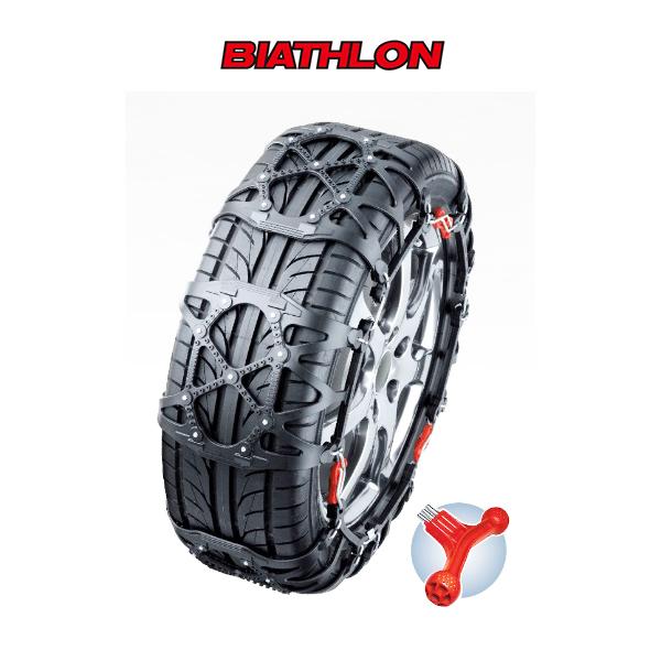 バイアスロン タイヤチェーン クイックイージー BIATHLON Quick easy QE7 QE7L 非金属タイヤチェーン 195/45R17 他 : 6DEGREES-ONLINE ...
