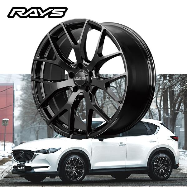 RAYS マツダ MAZDA CX-5 CX-3【送料無料・4本セット】RAYS SNOW SELECTION レイズ ホイール HOMURA RS 2x7FT 18x7.5J +42 5 ...