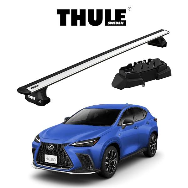 THULE（スーリー） レクサス NX LEXUS NX R3/10〜 ダイレクトルーフレール付き車 ウィングバー EVO 『車種別セット ...